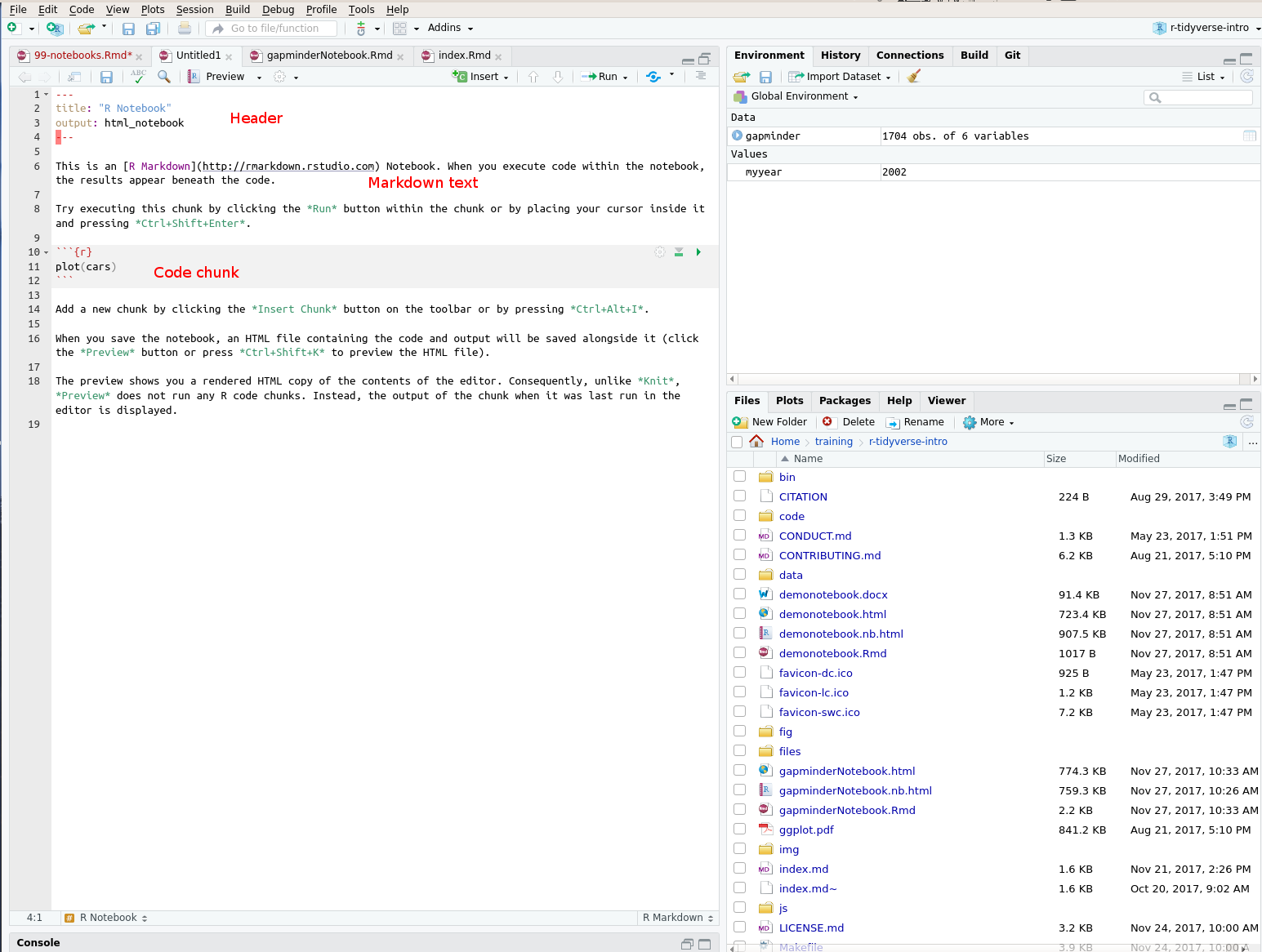 Data analysis using R: Combining your code with text